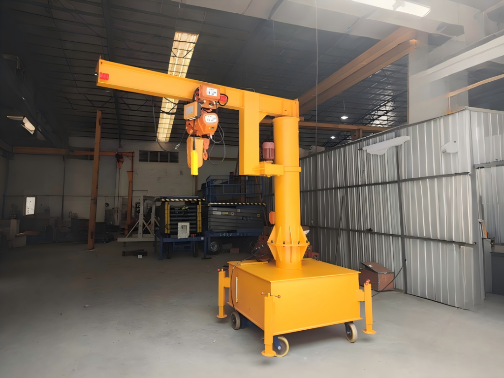 Mobile Portable Jib Crane: Efficient Work Assistant