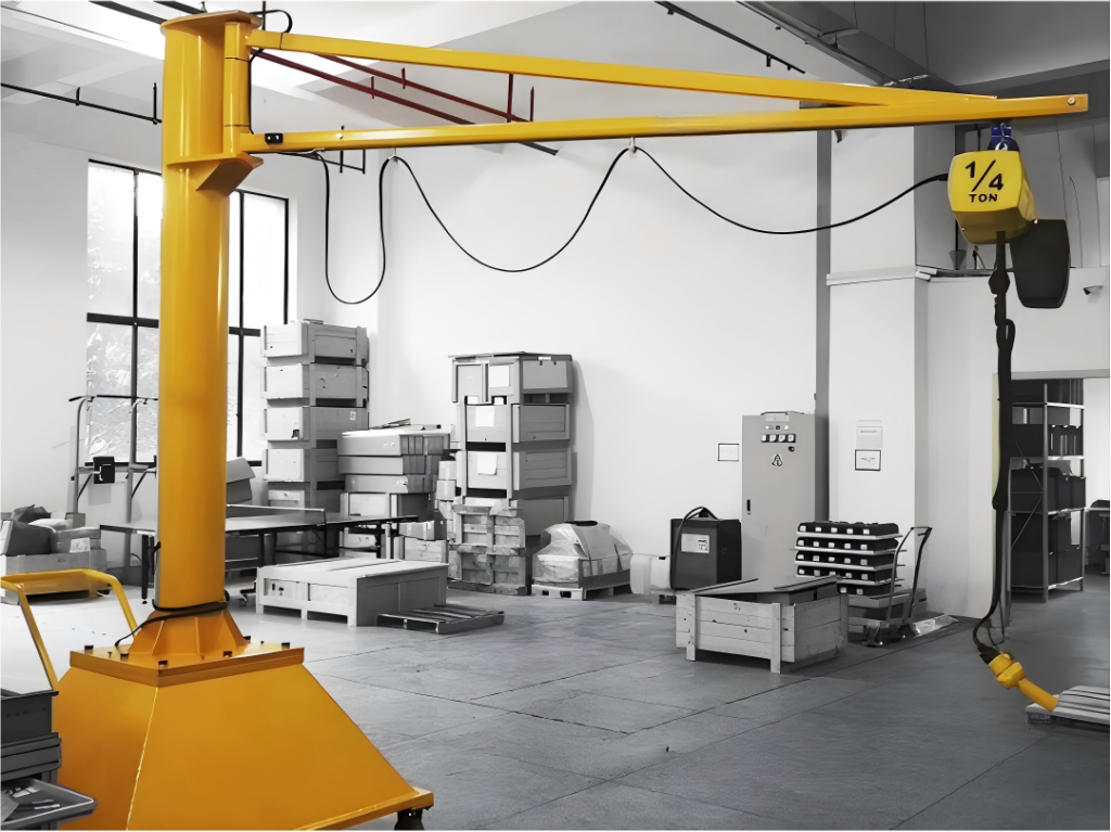 Mobile Portable Jib Crane: Efficient Work Assistant