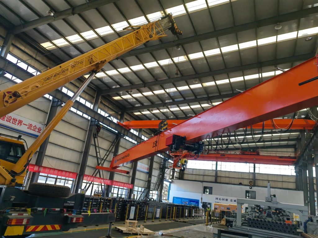Export of 15t HD European-style Single Girder Bridge Cranes to Polish ...