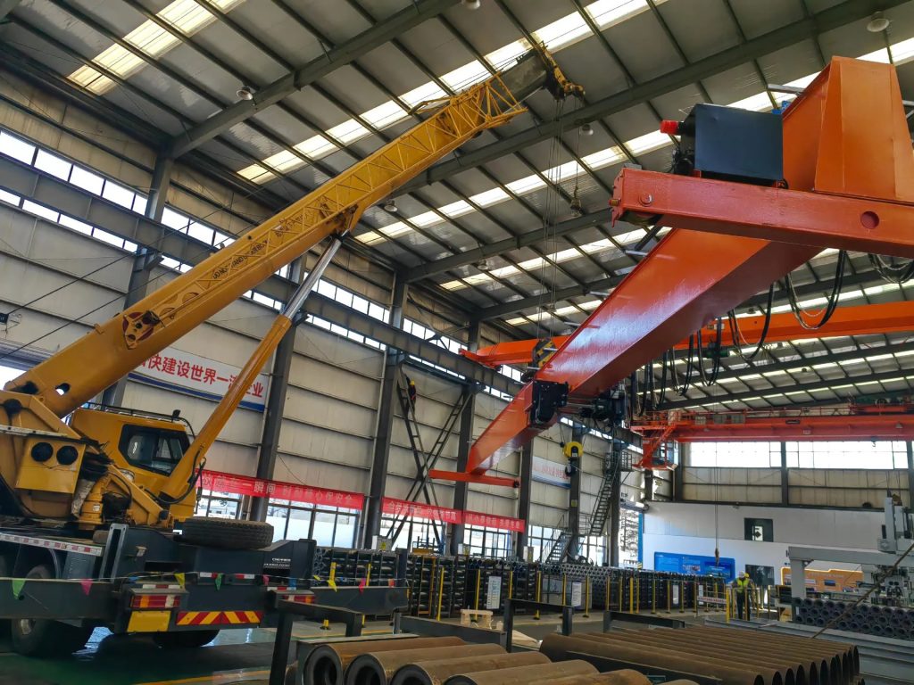 Export of 15t HD European-style Single Girder Bridge Cranes to Polish ...