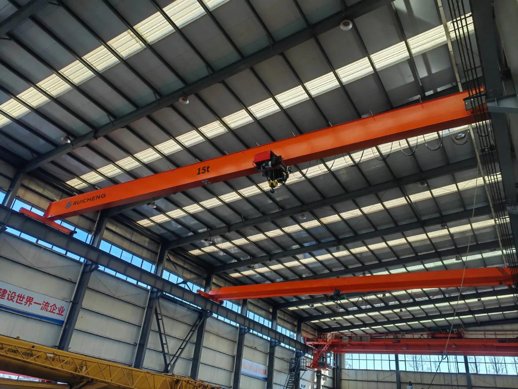 Export of 15t HD European-style Single Girder Bridge Cranes to Polish ...